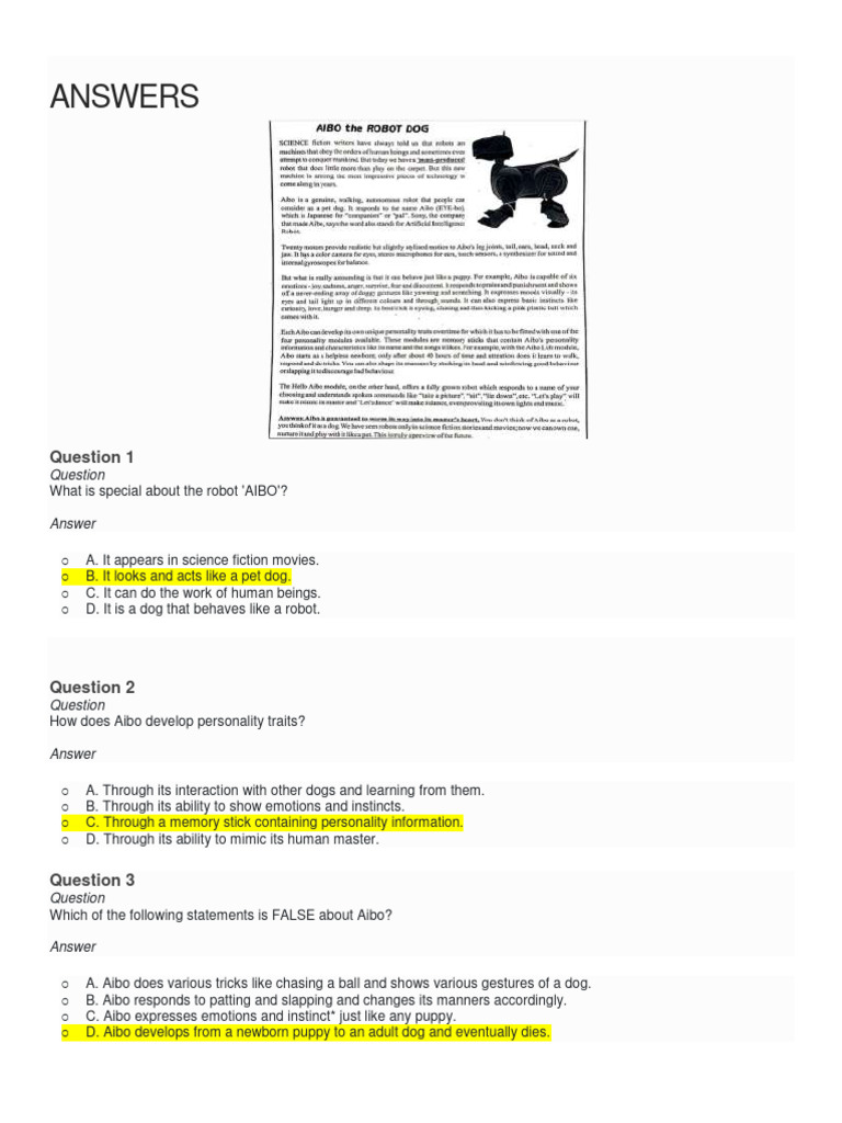 ASSET Question Bank 1 MS - 8 | PDF | Television | Puppets