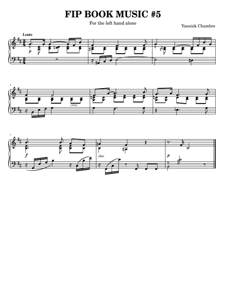 Flip Book Music #5 | PDF