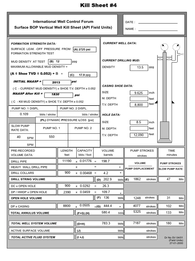 Kill Sheet #4 | PDF | Chemical Engineering | Industrial Processes
