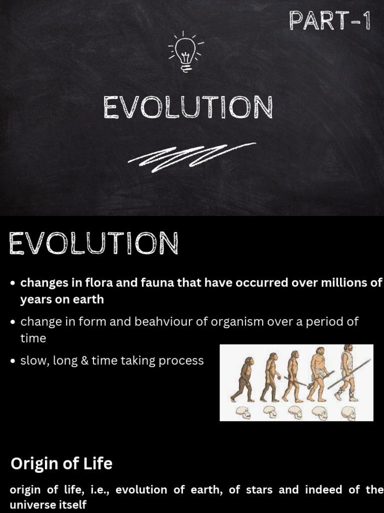 Evolution | PDF | Abiogenesis | Life