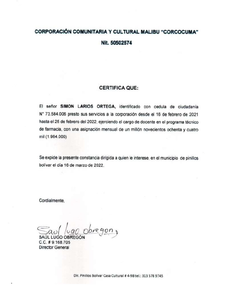 Certificacion | PDF