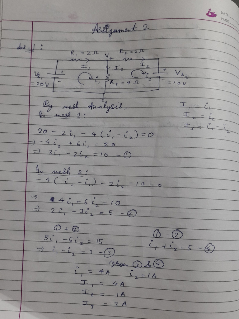 EEE Assignment-2 | PDF | Science & Mathematics