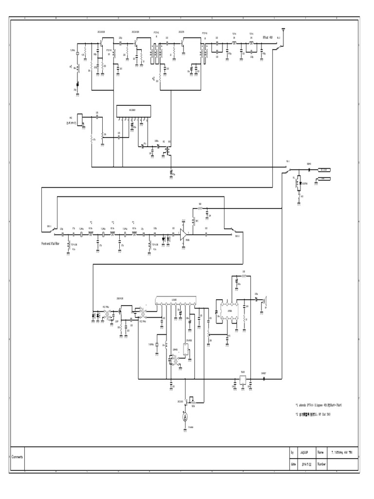 7.195Mhz AM TRX | PDF | Electronics | Telecommunications Engineering