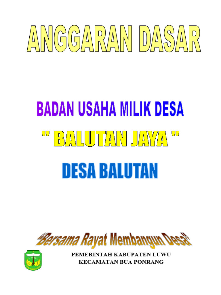 ART BUMDes DESA MALENGGANG | PDF