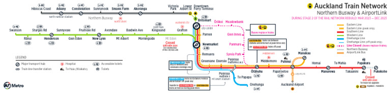 Auckland Train Network Update 2023 | PDF | Transport | Public Transport