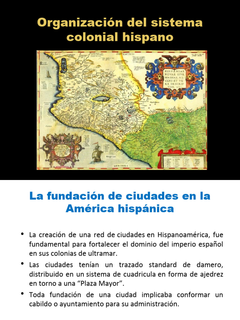 OrganizaciÃ N Del Sistema Colonial Hispano Compr 2 | PDF | Nueva españa ...