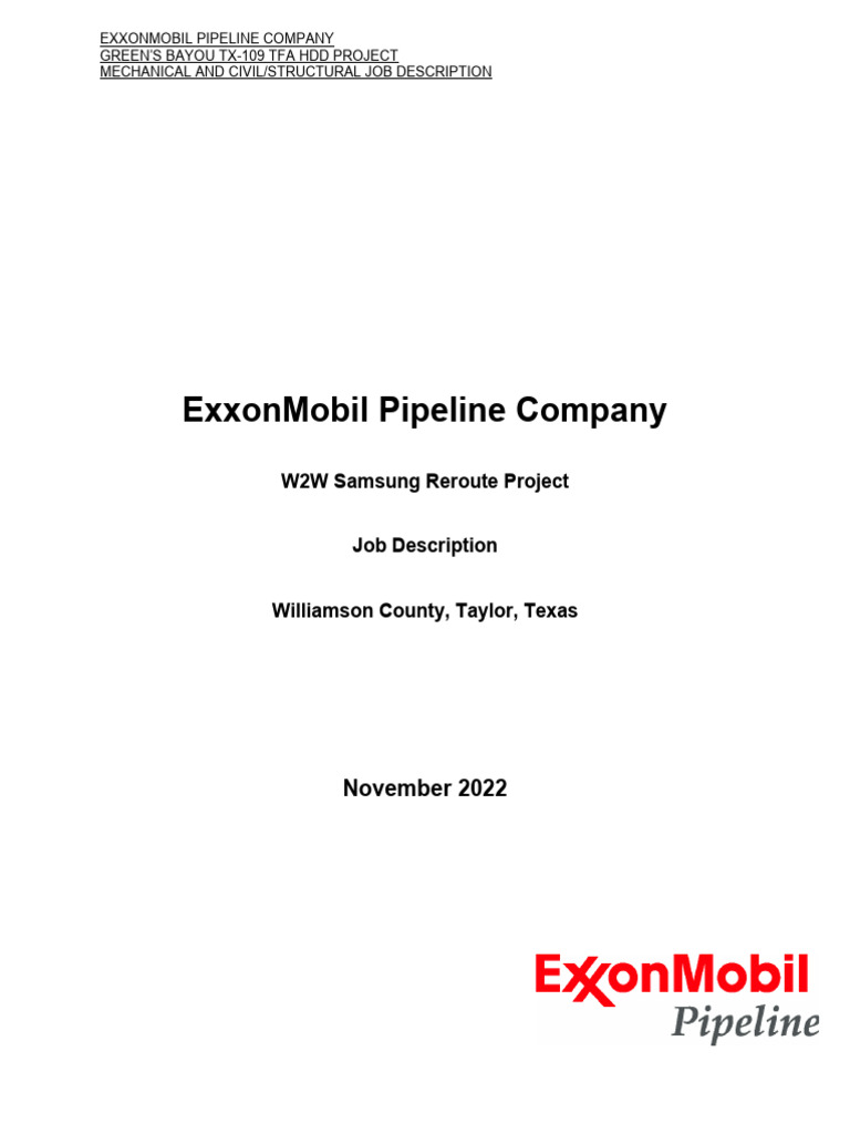 W2W Samsung Reroute Scope of Work - Rev0 | PDF | Welding | Construction