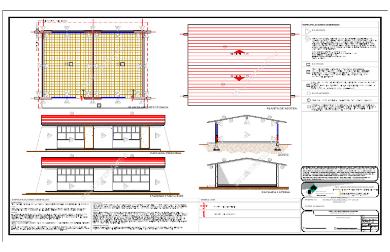Planos de Aula Didáctica 6x8 INIFED | PDF | Diseño arquitectonico ...