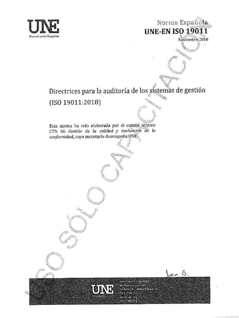 ISO 19011 - 2019 - Español | PDF
