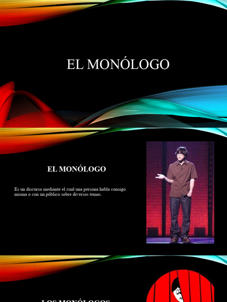 Estructura y Tipos de Monólogos | PDF | Monólogo