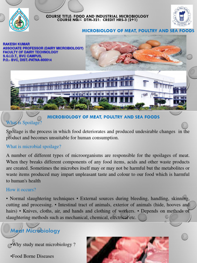 6th PPT of Foods and Industrial MicrobiologyCourse No. DTM 321 | PDF ...