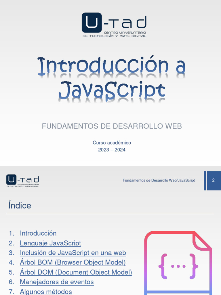6 Introducción A JavaScript 2324 | PDF | Modelo de objeto de documento ... 6 Introducción A JavaScript 2324 | PDF | Modelo de objeto de documento ...