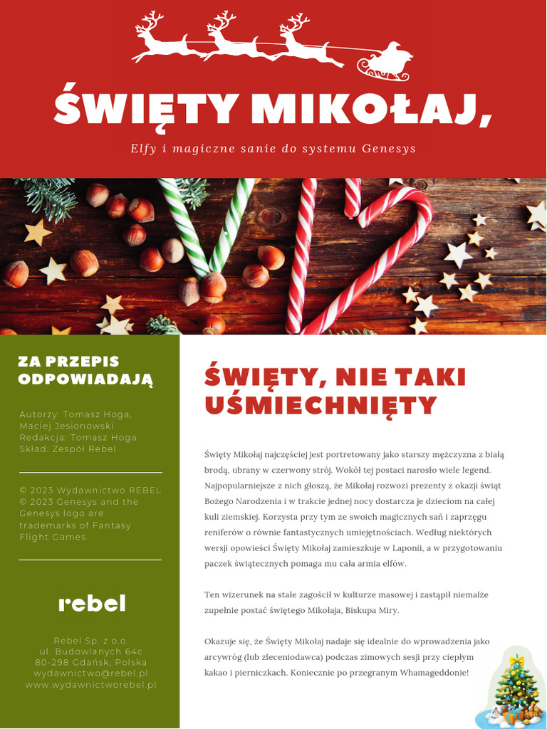 Karta RPG Swiety Mikolaj | PDF