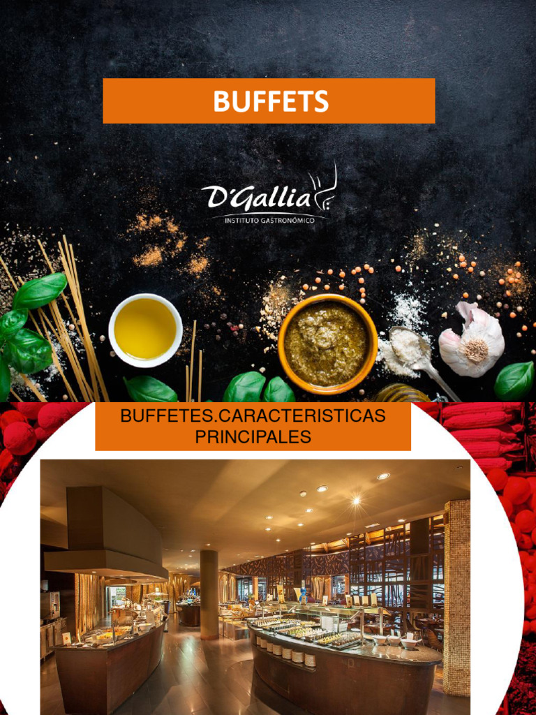 Buffets | PDF | Almuerzo | Panes