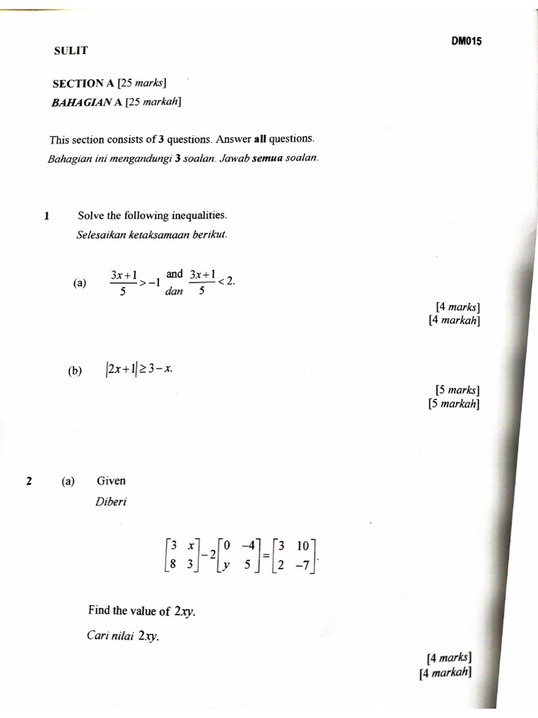 PSPM 2023 DM015 | PDF