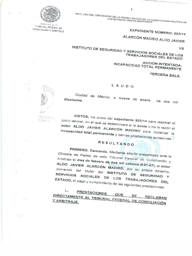 Sentencia Laboral | PDF