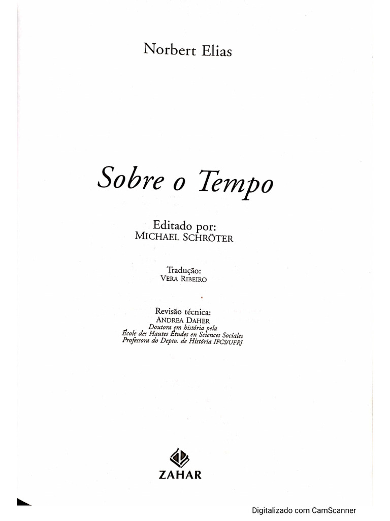 Sobre o Tempo - Norbert Elias | PDF