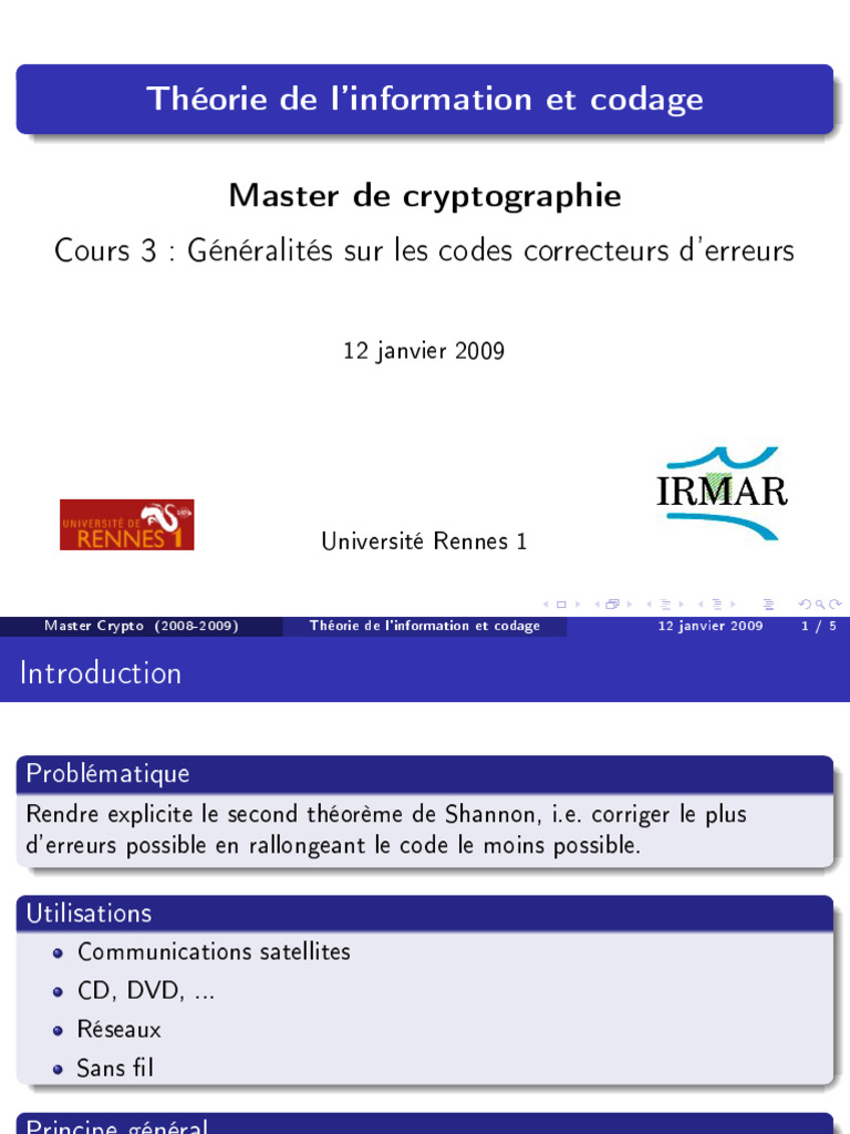 Cours3 Codes Pdf