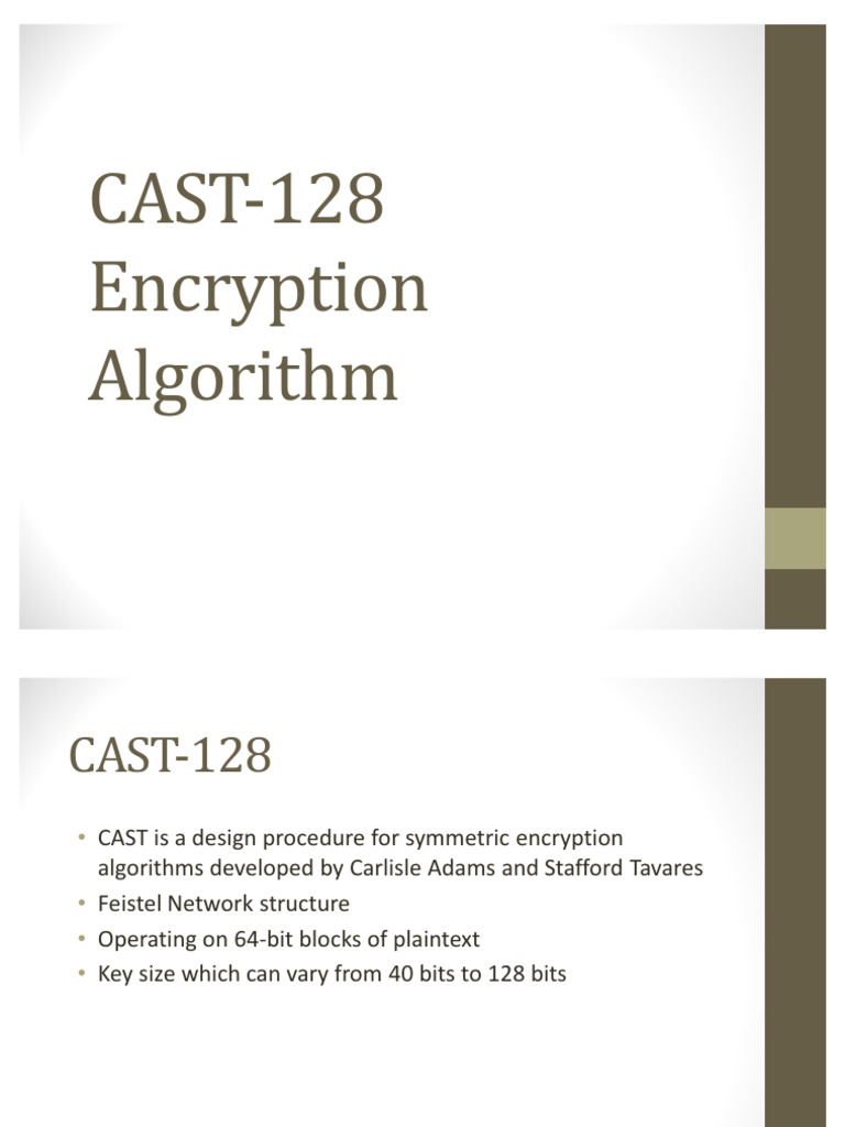 Cast 128 Pdf