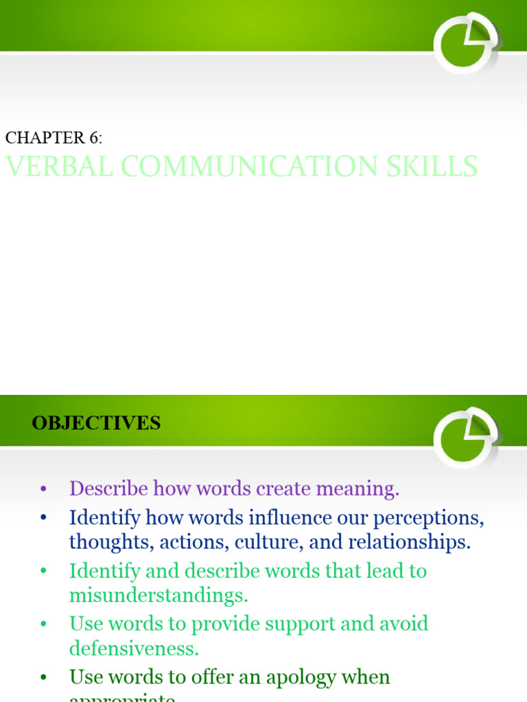 Mastering Verbal Communication Skills | PDF