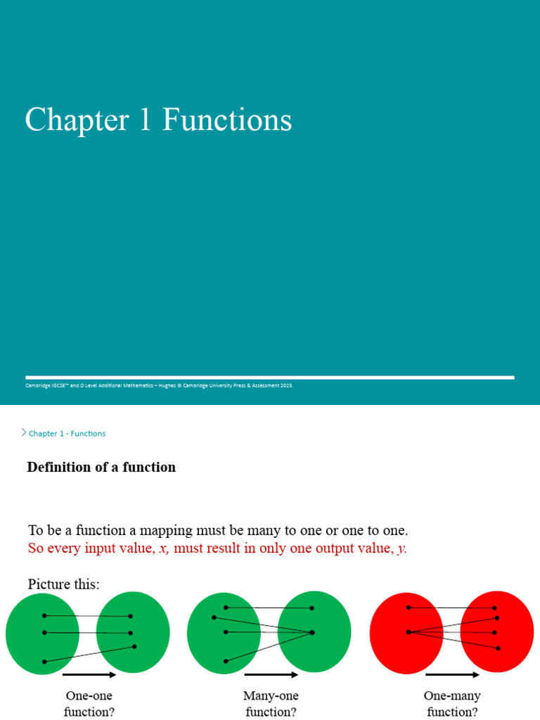 Ch1 PowerPoint 1 1a V1 | PDF | Function (Mathematics) | Applied Mathematics