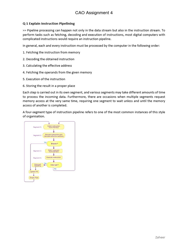 CAO Assignment 4 | PDF