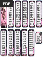 Tablas de Multiplicar Sonic | PDF