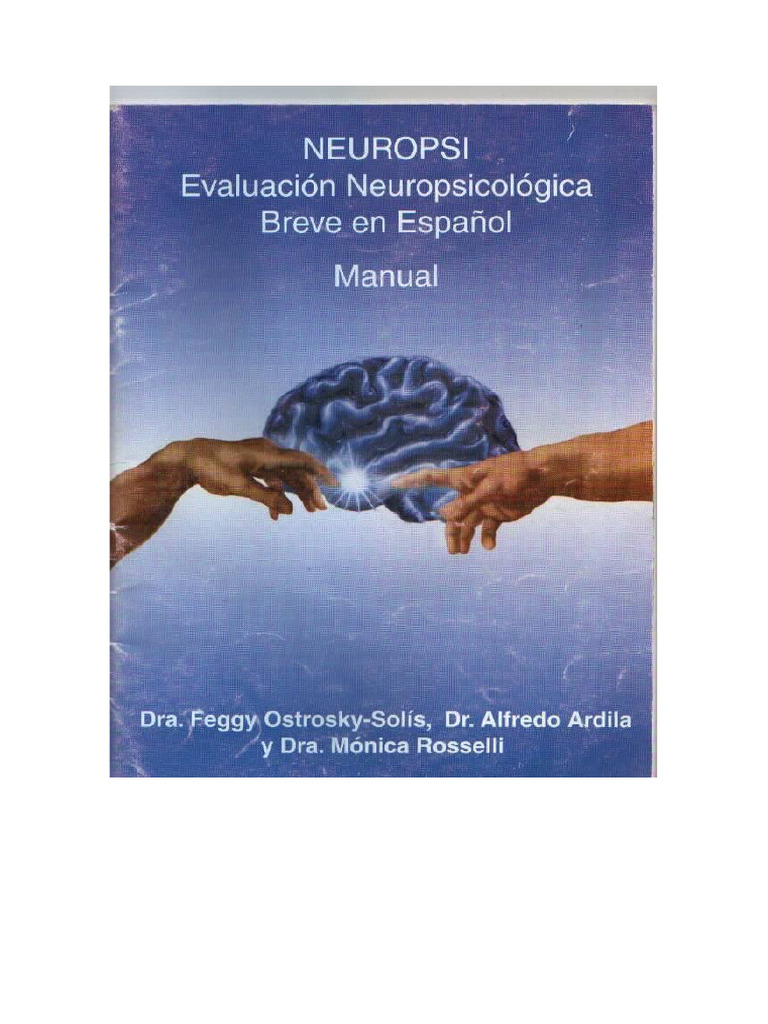 Manual Neuropsi Breve Versión Word | PDF