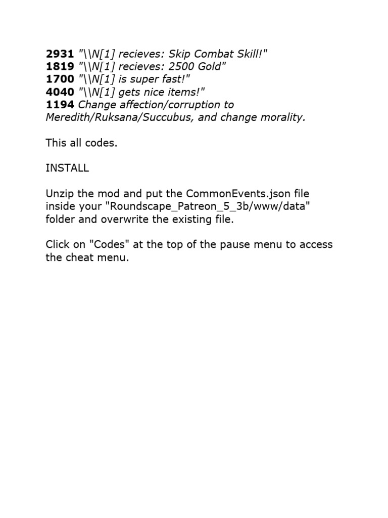 Roundscape Install and Cheat | PDF | History