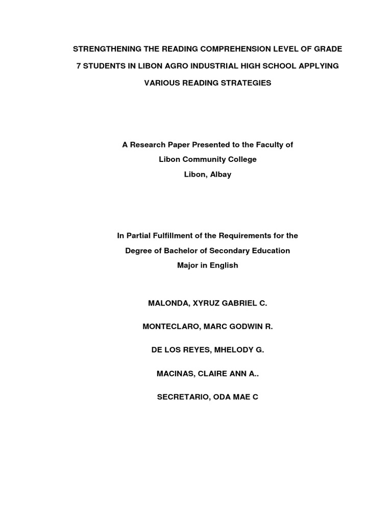 Local Media899591366443883104 | PDF | Reading Comprehension | Methodology