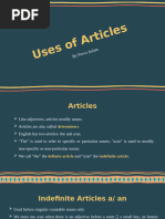 The Definite Article | PDF | Noun | Grammatical Number