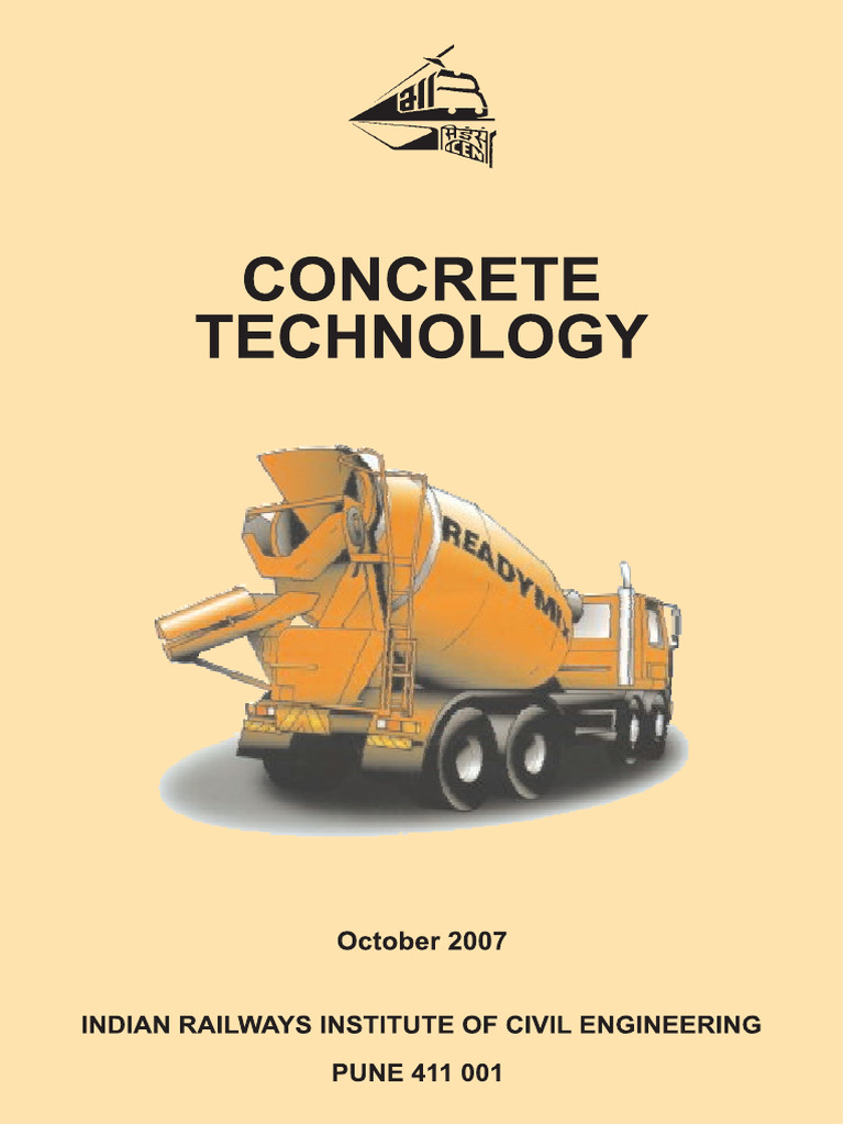 Concrete Technology Full-34805240 | PDF | Cement | Concrete