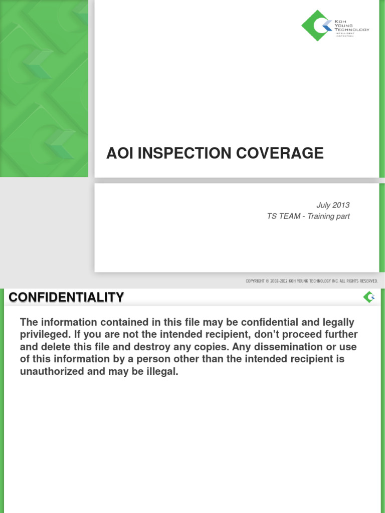 Aoi Inspection Coverage | PDF | Electricity | Electronics