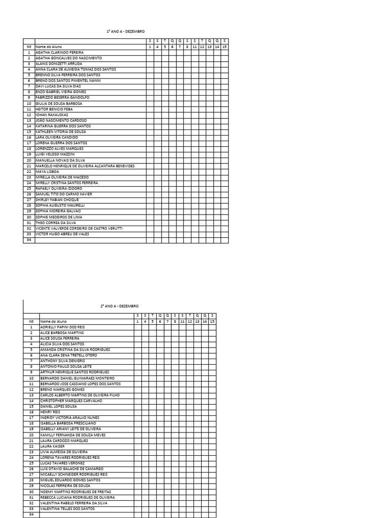 Chamada Adm 2023 Dezembro | PDF