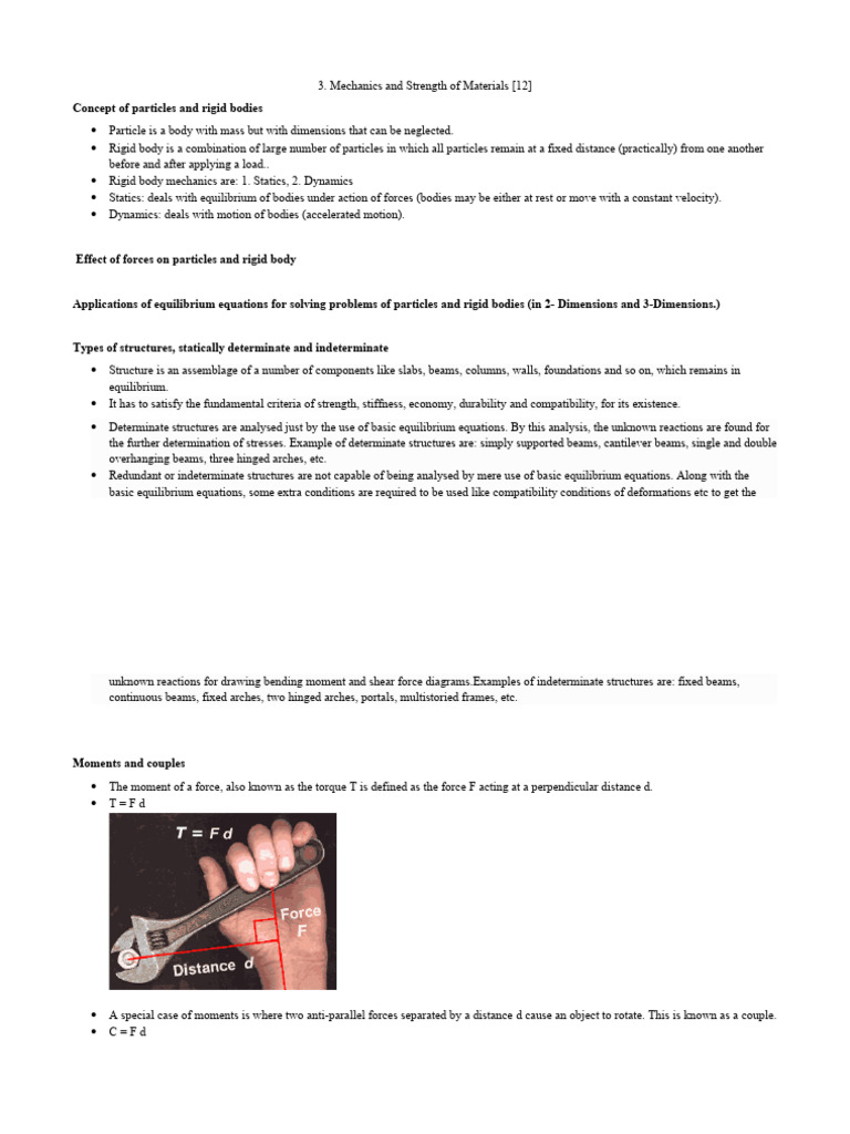 Mechanics Portion | PDF | Rotation Around A Fixed Axis | Force