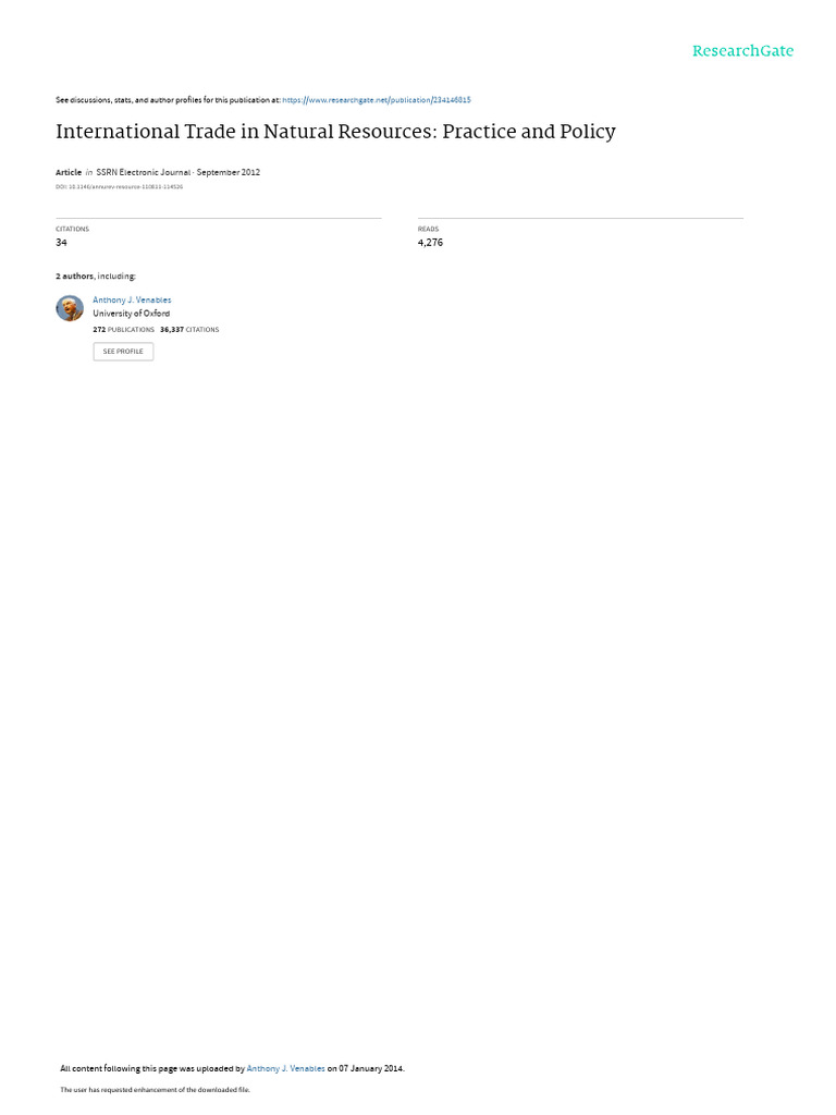 International Trade in Natural Resources Practice | PDF | Futures ...