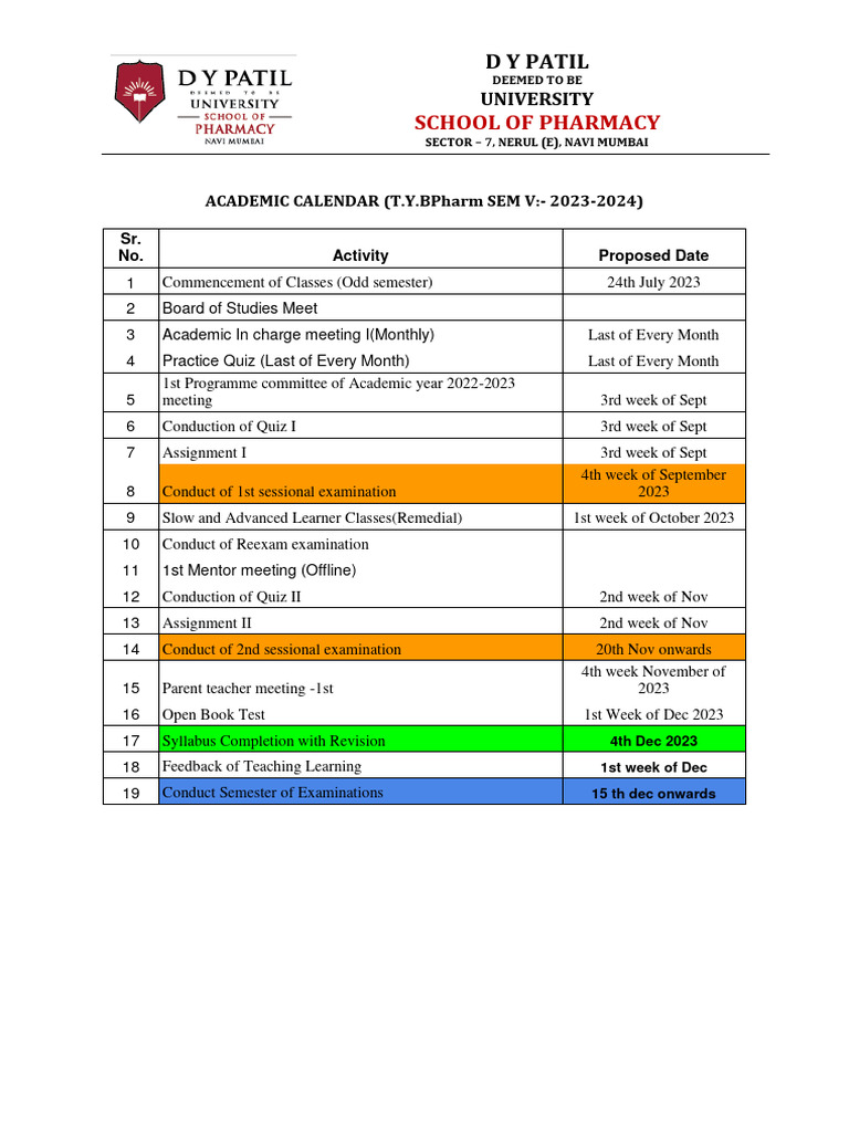 Academic Planning | PDF