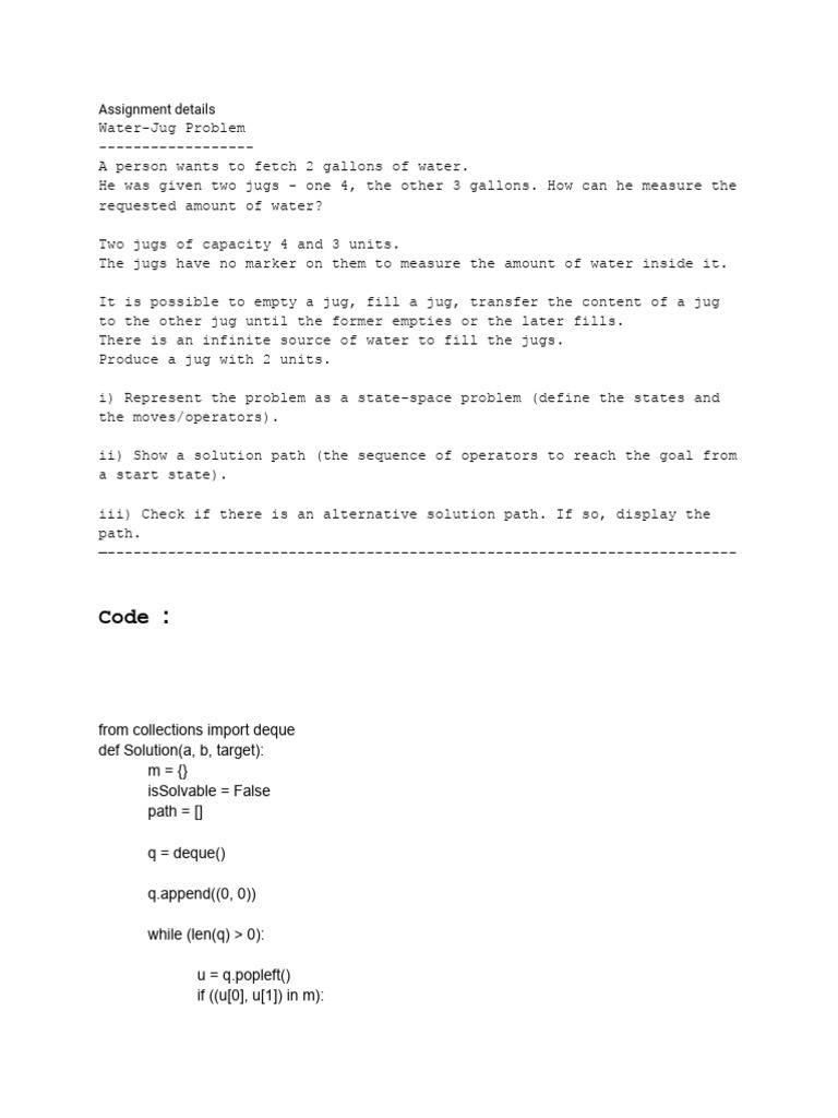 AI Assignement-3 | PDF