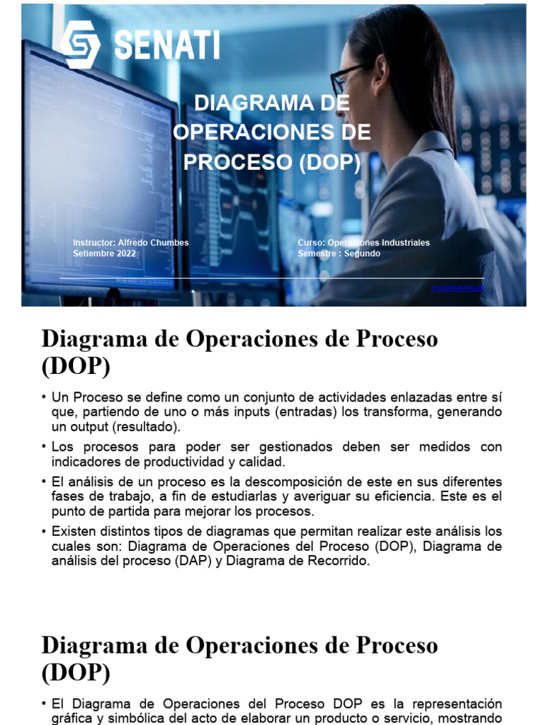 Diagrama de Operaciones de Proceso (Dop) | PDF