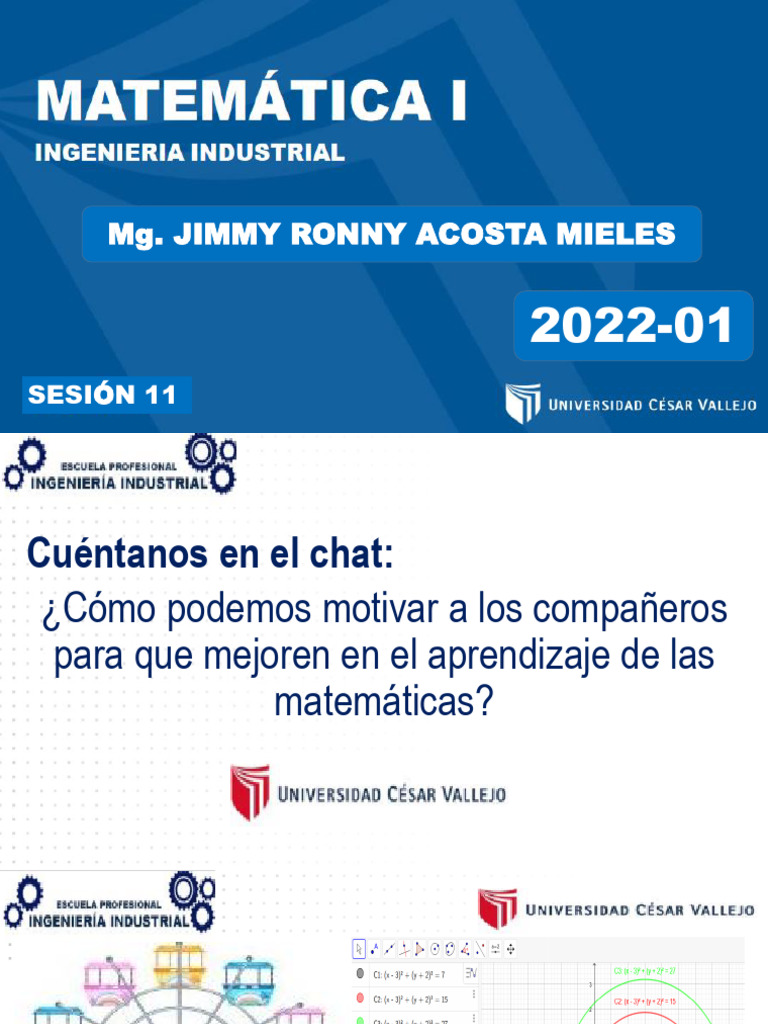 S11.s1-CLASE 11 DESARROLLADA | PDF | Geometría analítica | Pi