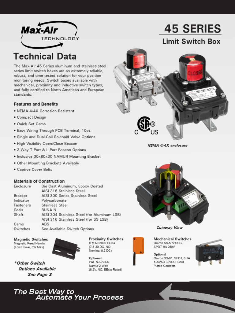 IFM NS5002 Proximity Switch Overview | PDF | Switch | Stainless Steel