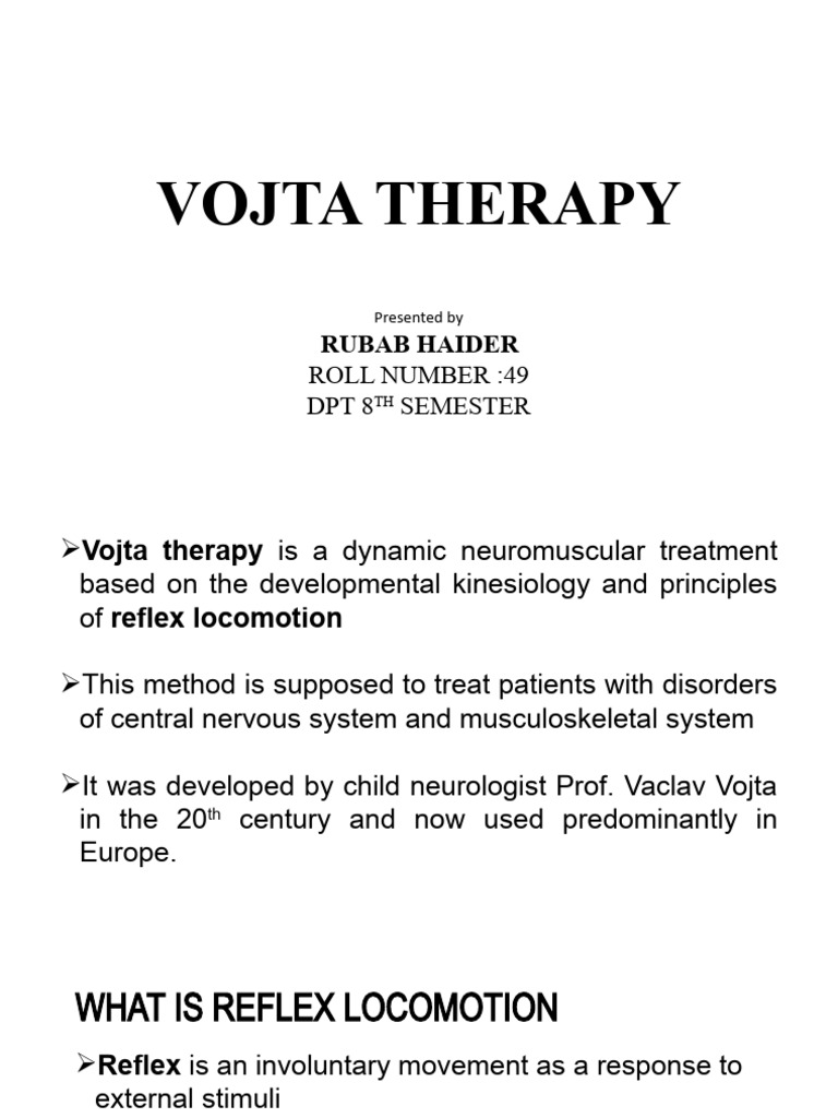 47.vojta Therapy | PDF