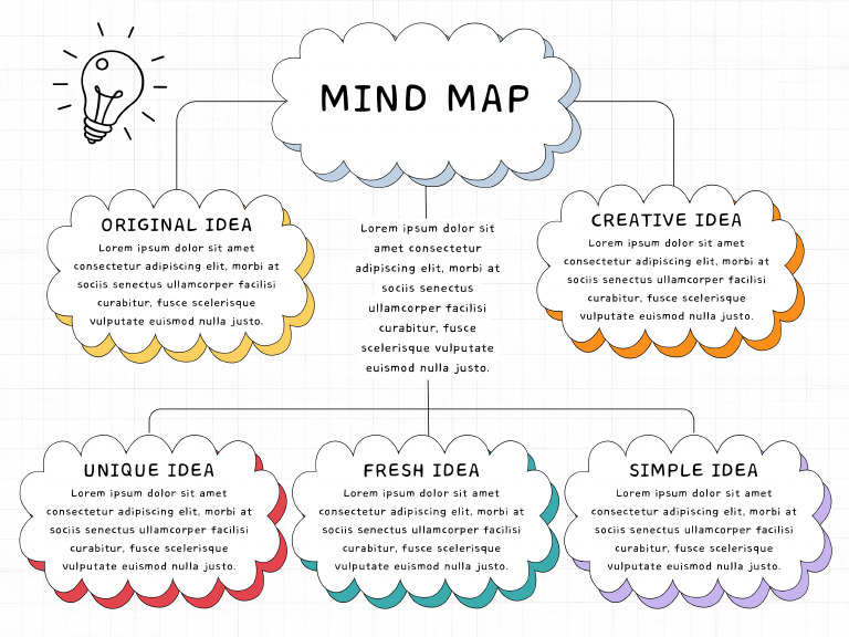 Colorful Creative Mind Map Graph | PDF
