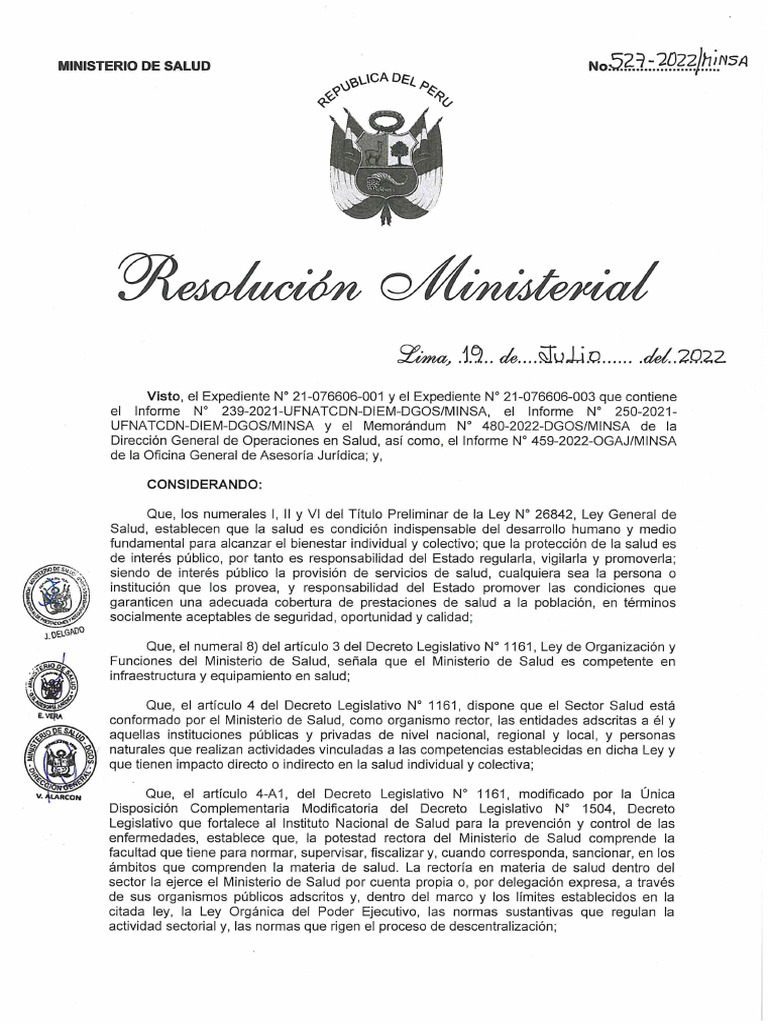 NORMA sEÑALETICA MINSA 2022 | PDF