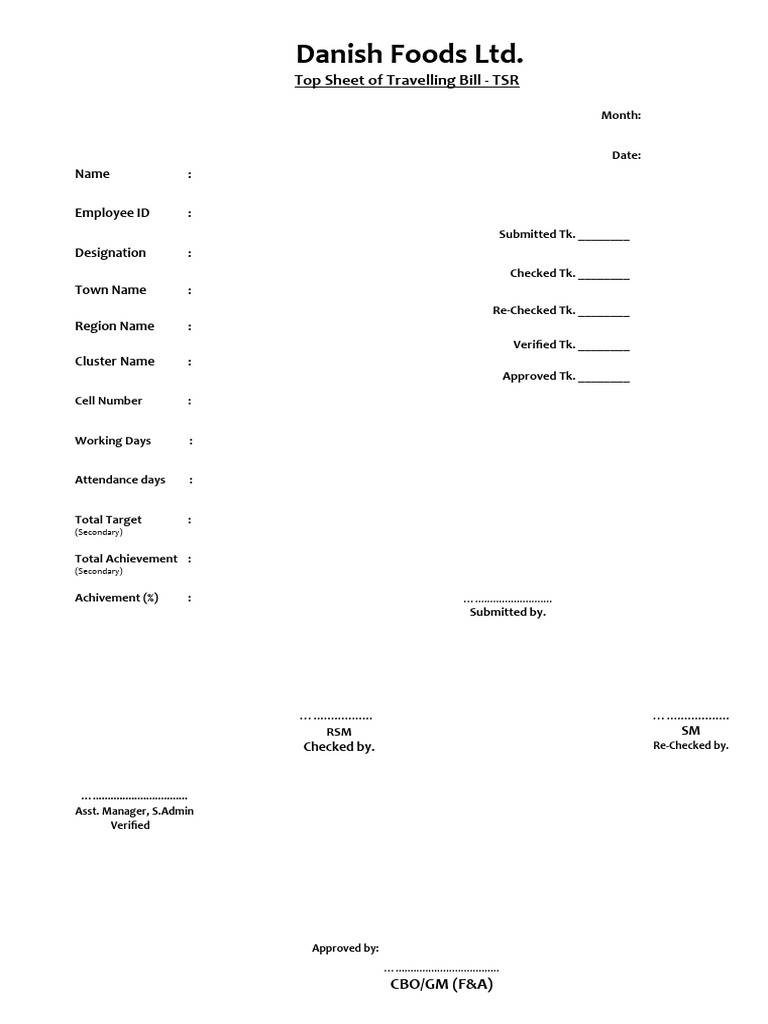 TA DA Format_TSR (3) | PDF