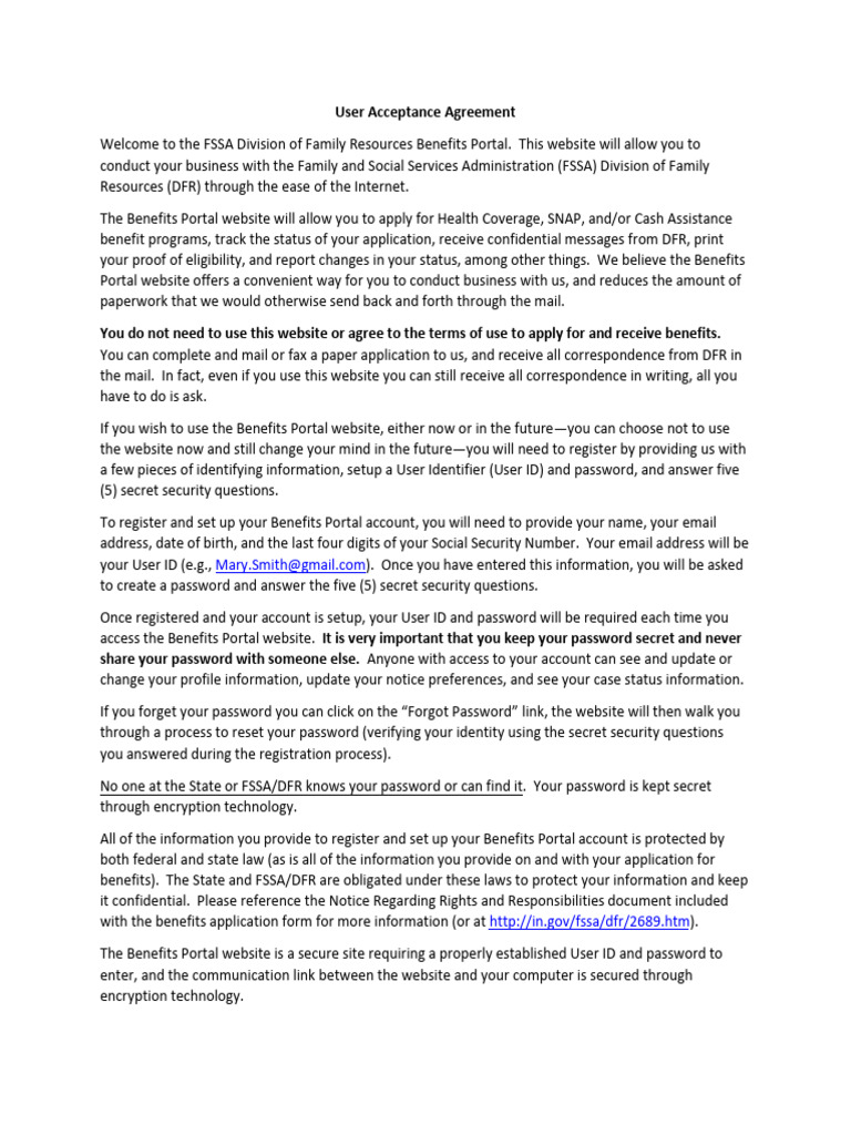 User Acceptance Agreement | PDF | Password | Http Cookie