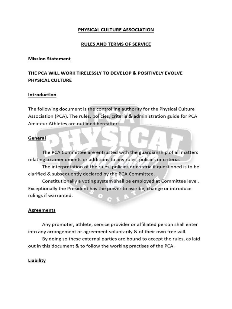 PCA Criteria Updated PDF 2022 | PDF | Physical Attractiveness ...