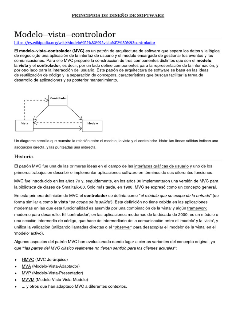 04-Modelo Vista Controlador | PDF