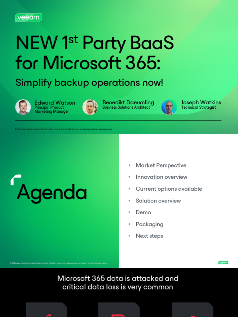 En Webinar Baas For m365 Simplify Backup Operations Now | PDF | Computer Science | Software ...