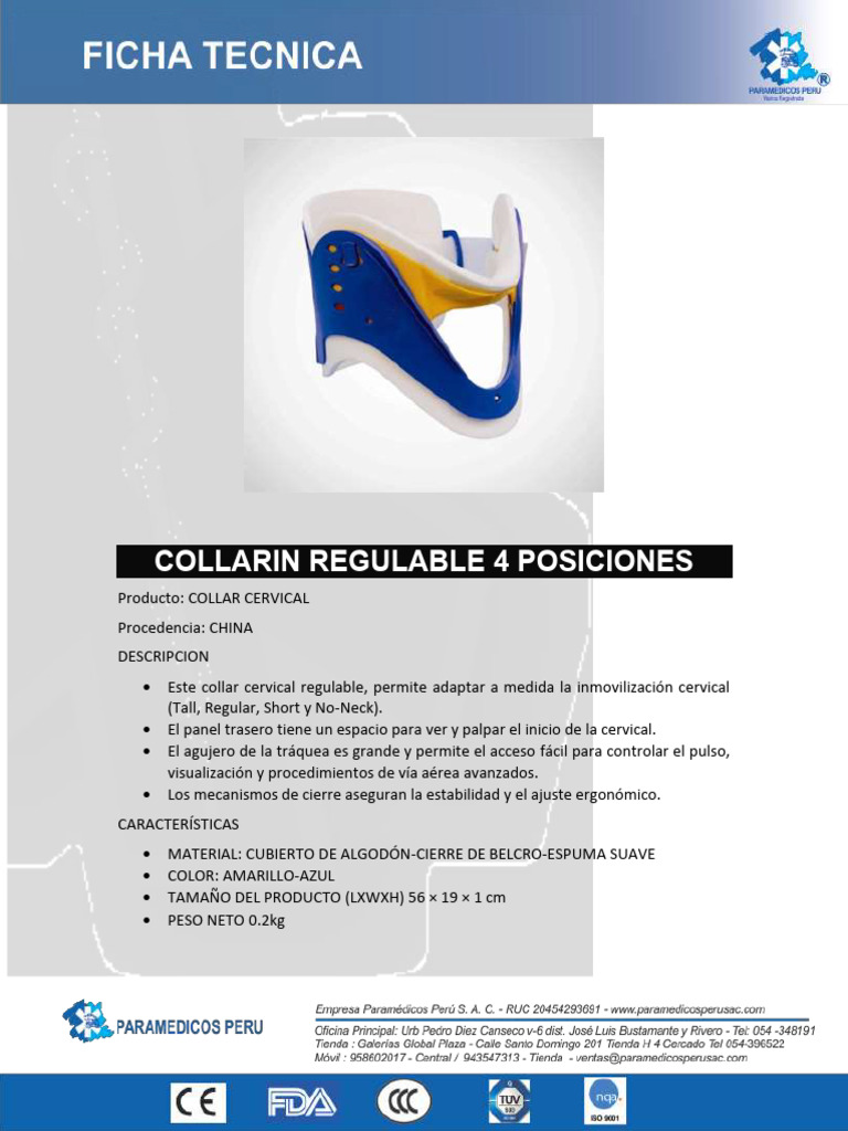 Collarin 4 Posiciones | PDF